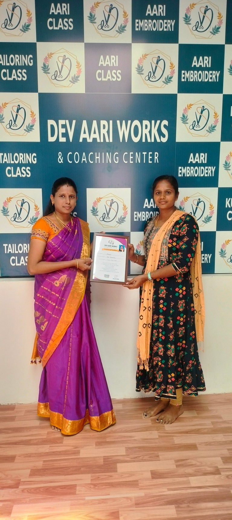 Aari work students – Dev Aari works and Coaching Center