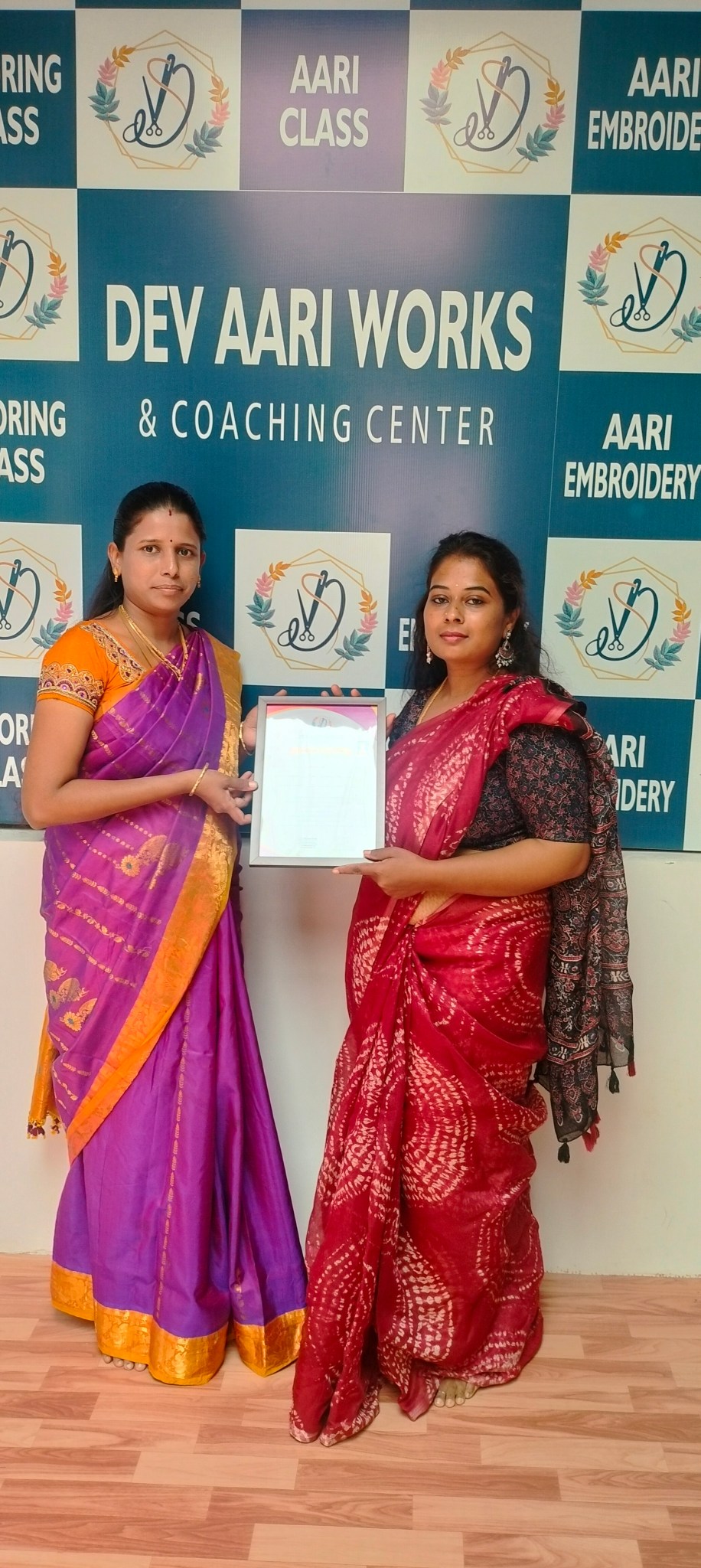 Aari work students – Dev Aari works and Coaching Center