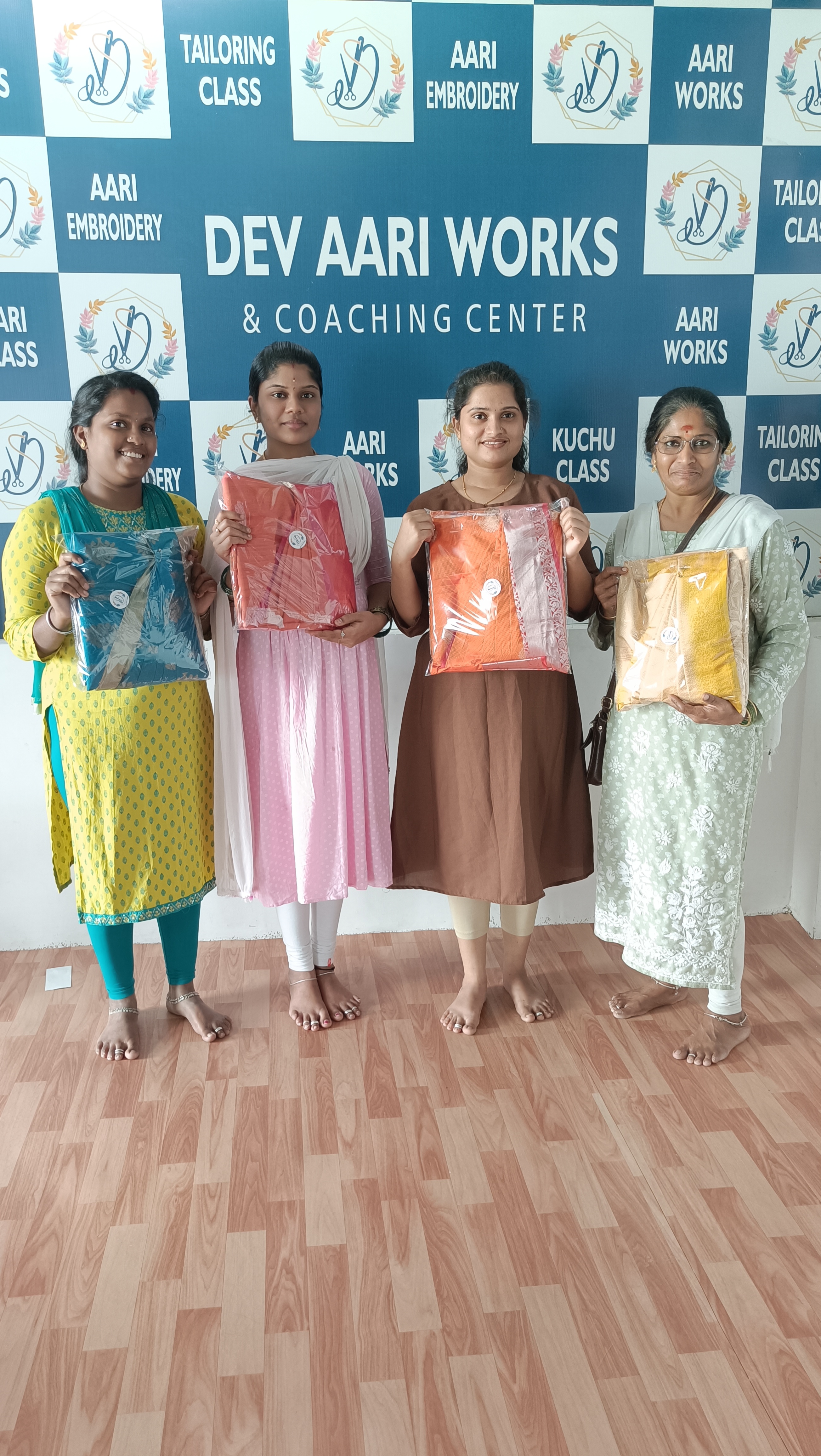 Saree Pre pleating class in Bangalore – Dev Aari works and Coaching Center